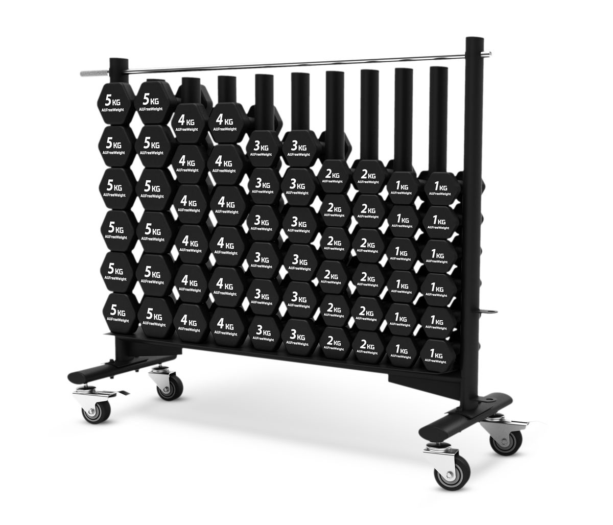 Vinyl Dumbbell Rack AFW | Etenon Fitness
